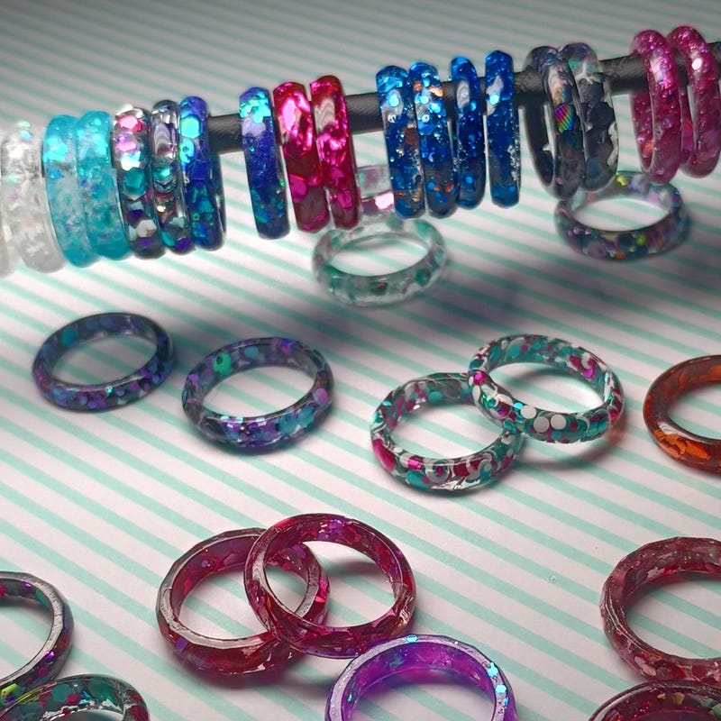 Resin Stacking Ring - Etsy