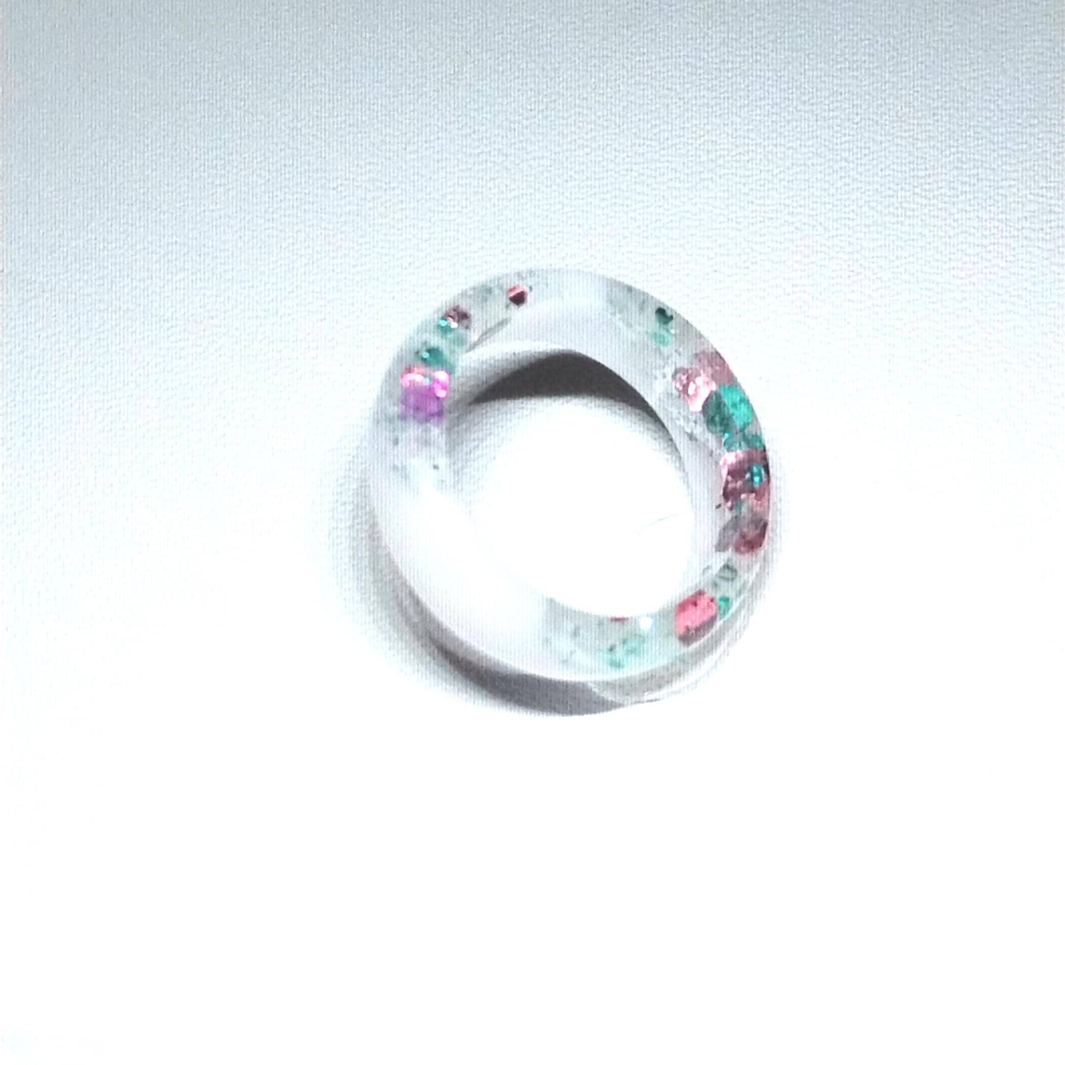 Colorful Confetti Ring, Handmade Artisan Pieces, Chunky Statement ...