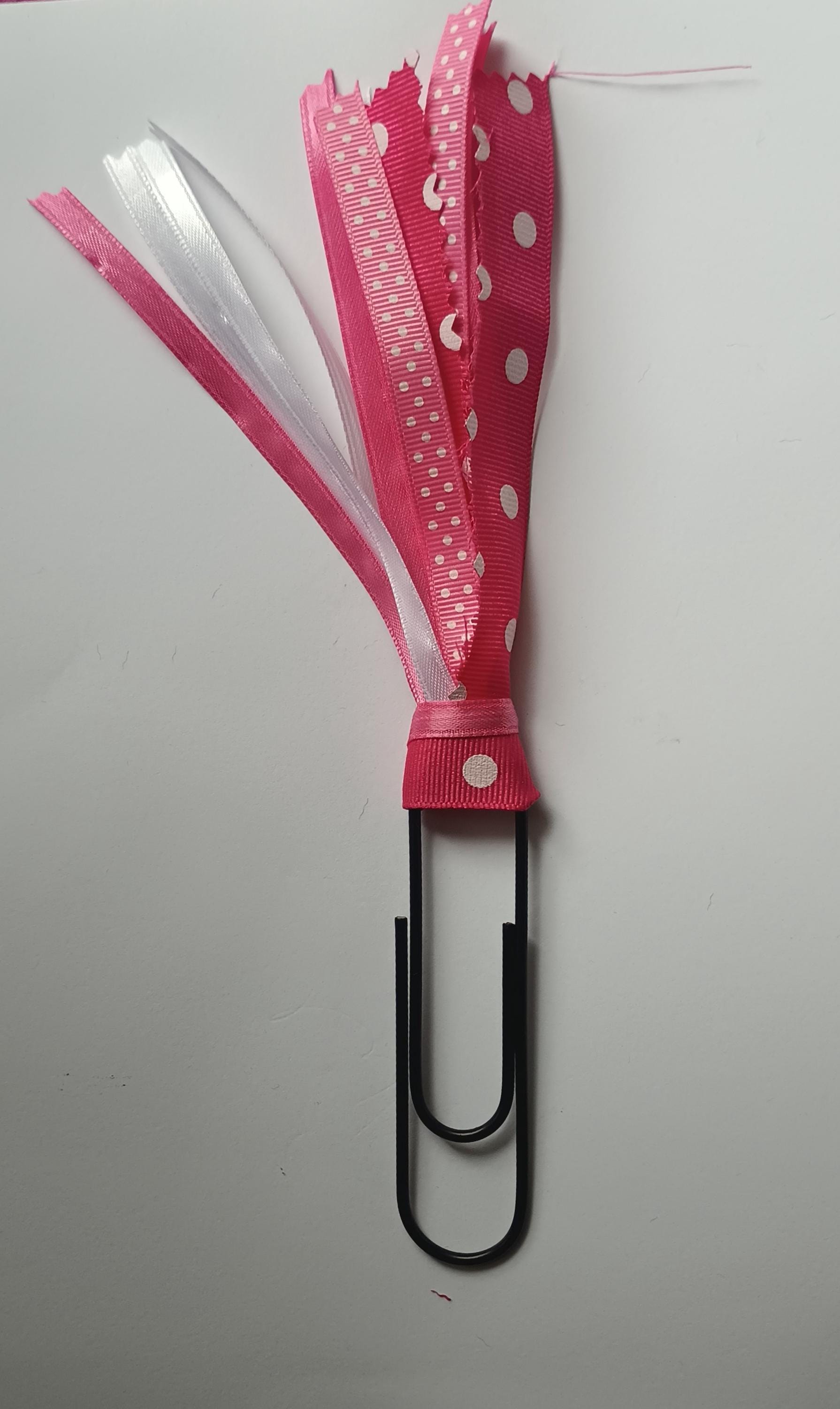 Xtra Large Ribbon Bookmarks, Ginormous Altered Paperclip Page Keepers ...