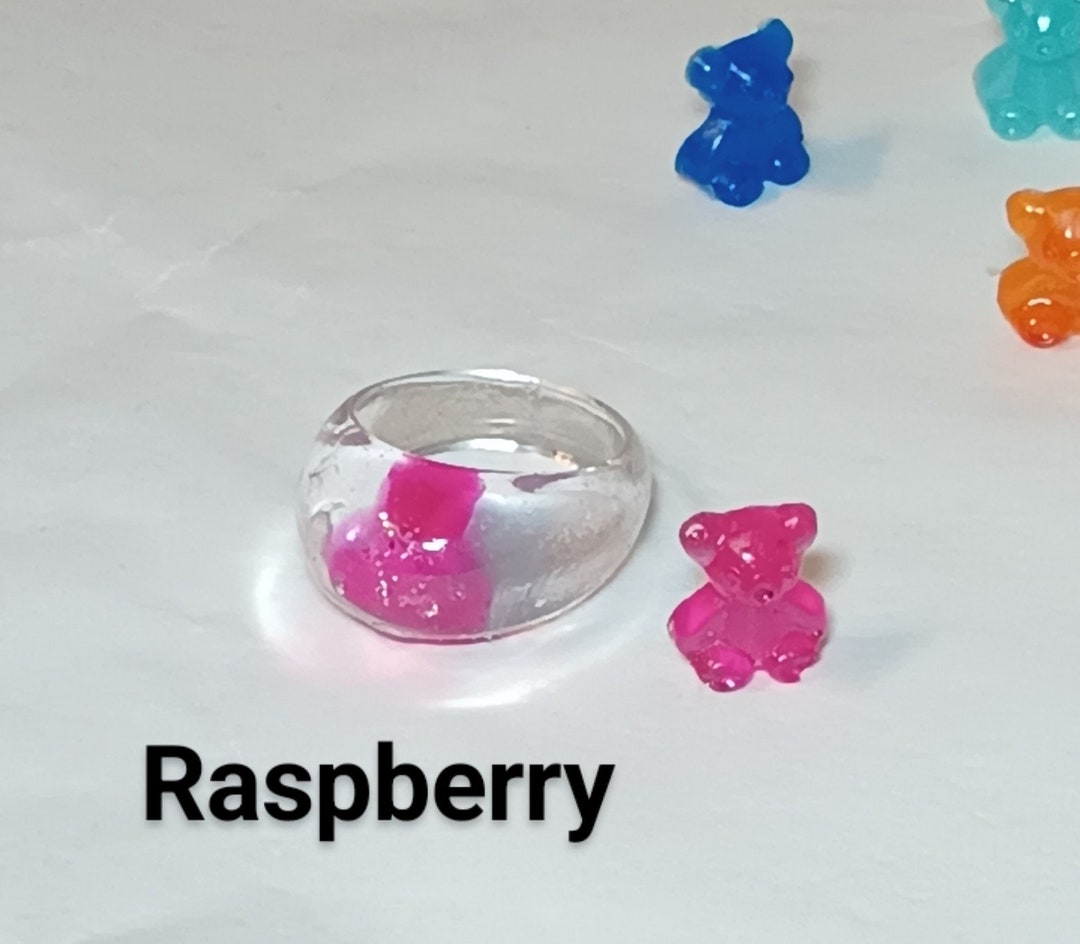 Gummy Bear Dome Rings, More Colors! - Etsy