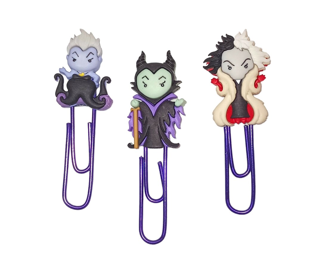 Disney Villains Decorative Paperclips - Etsy