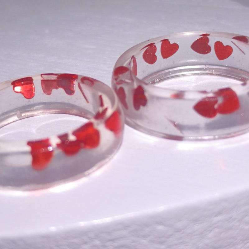 Clear Resin Ring - Etsy