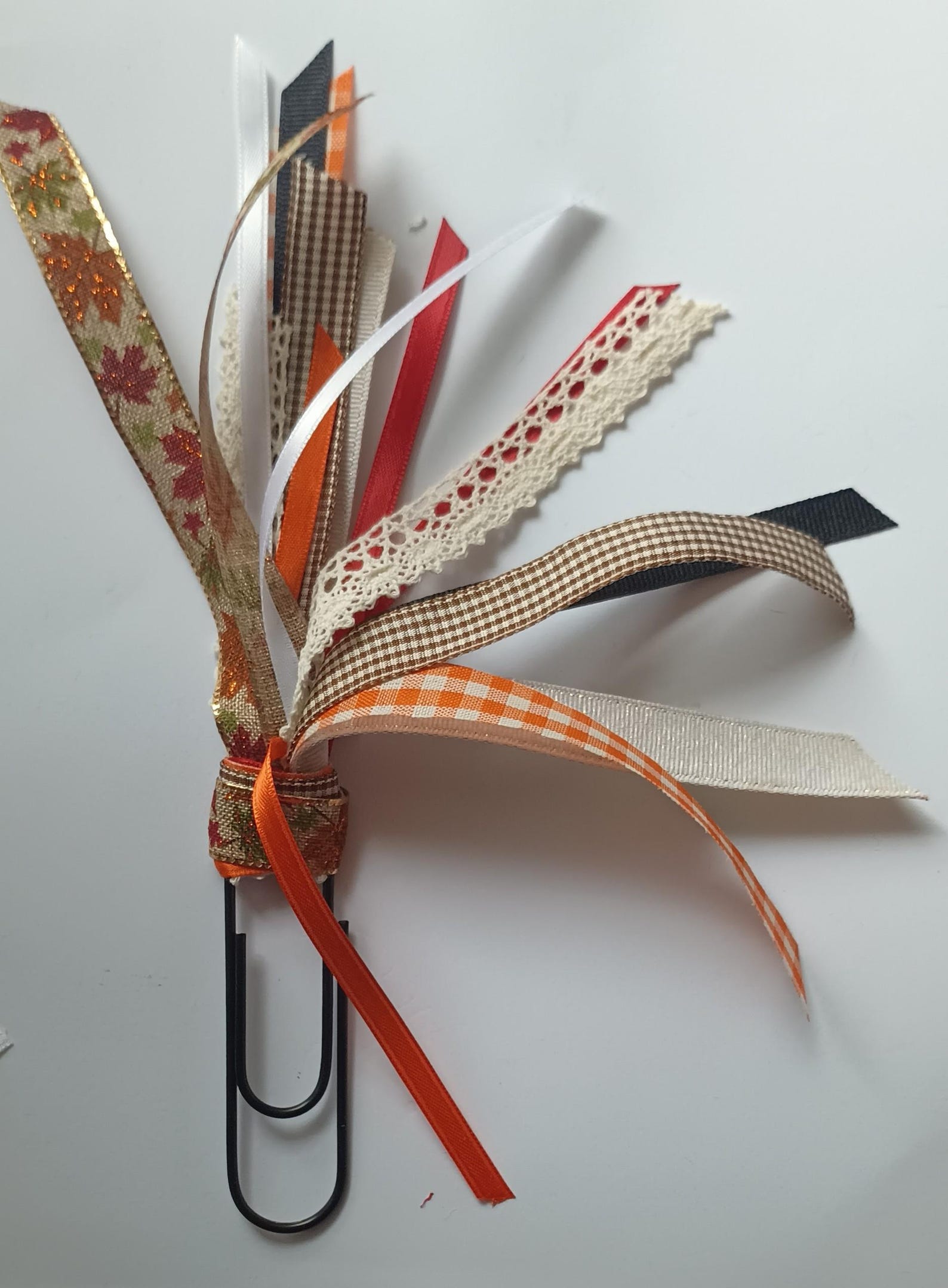 Xtra Large Ribbon Bookmarks, Ginormous Altered Paperclip Page Keepers ...