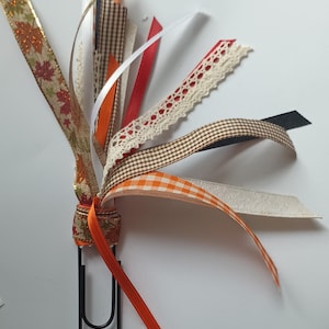Xtra Large Ribbon Bookmarks, Ginormous Altered Paperclip Page Keepers ...