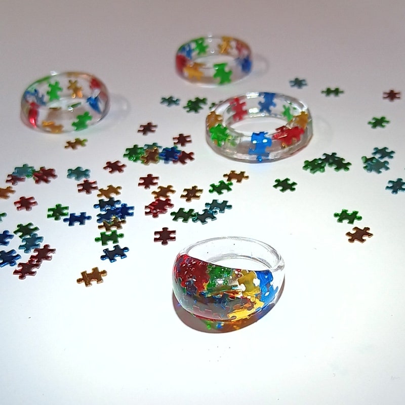 Clear Resin Ring - Etsy