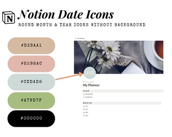 Notion Alphabet Icons for Notion Digital Template. No Background ...