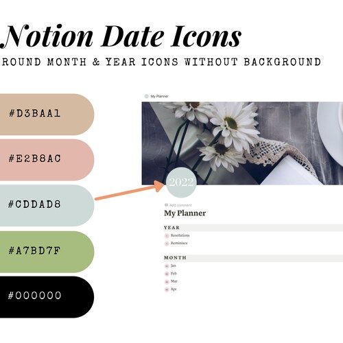 Notion Alphabet Icons for Notion Digital Template. No - Etsy Canada