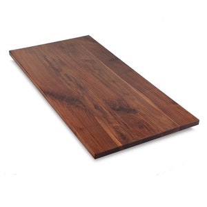 Handcrafted Walnut Desk Top: Solid Wood Custom Table Top - Etsy