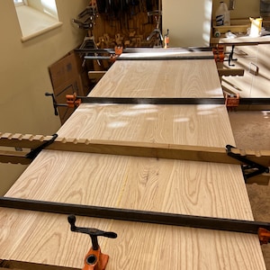 Handmade Ash Wood Desk Top: Custom Solid Wood Table With Waterproof ...