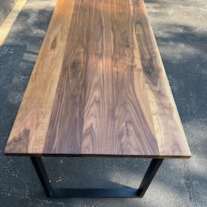 Custom Hardwood Table Top: Walnut, Oak, Hickory Dining Table - Etsy