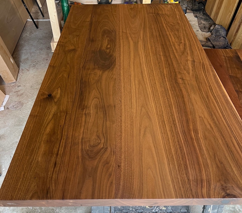 Handmade Walnut Table Top: Solid Wood Dining or Desk - Etsy