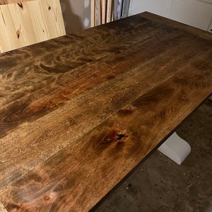 Custom Hardwood Table Top: Handmade Walnut, Oak, Maple - Etsy
