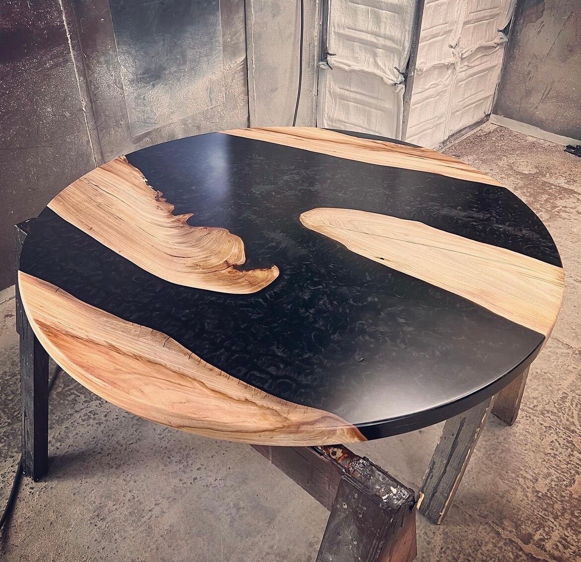 Epoxy Dining Table, Custom Made Epoxy Table, Handmade Resin Kitchen ...