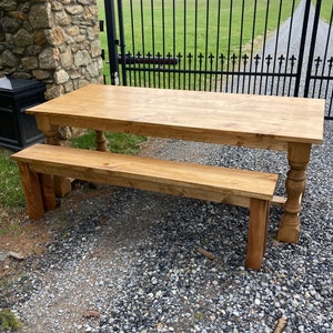 Handmade Ash Hardwood Table Top: Rustic Farmhouse Dining - Etsy
