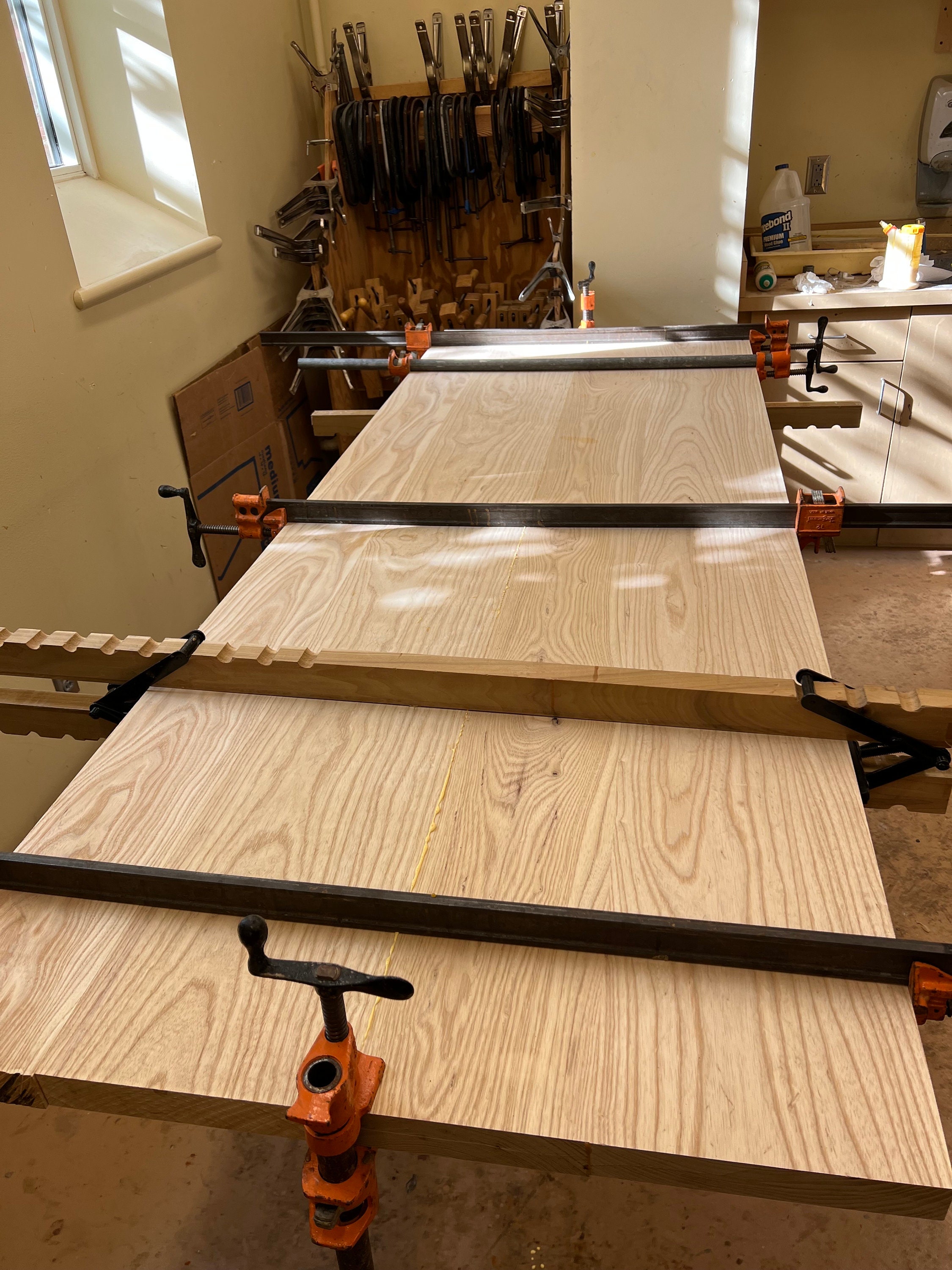 Handmade Ash Hardwood Table Top: Rustic Farmhouse Dining - Etsy