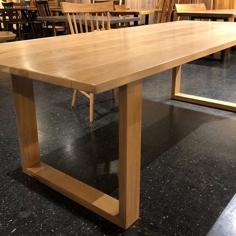White Oak Dining Table - Etsy