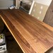 Handmade Walnut Dining Table Top: Solid Wood Kitchen Island - Etsy