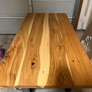 Custom Hardwood Table Top: Walnut, Oak, Hickory Dining Table - Etsy