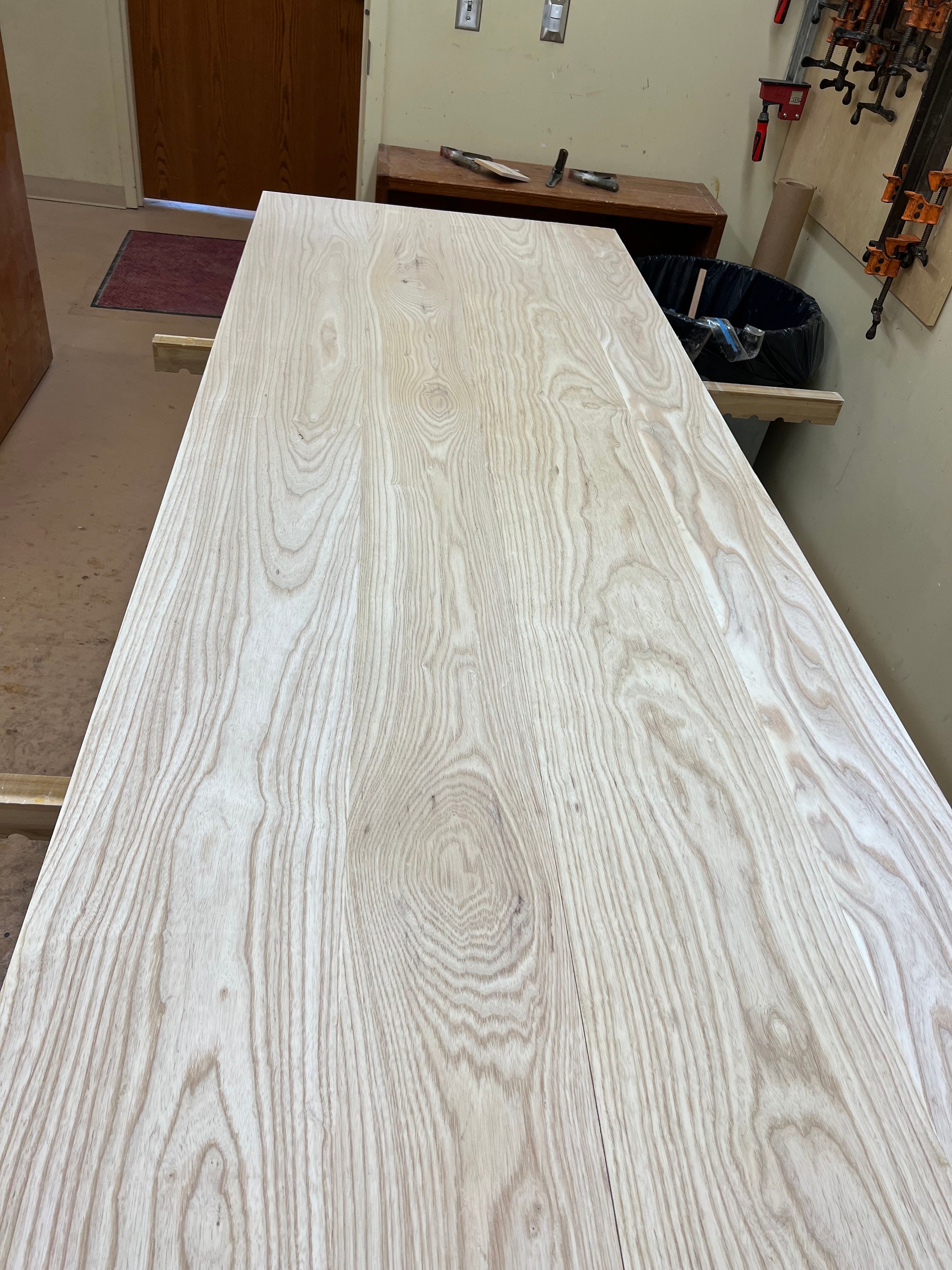 Handmade Ash Hardwood Table Top: Rustic Farmhouse Dining - Etsy
