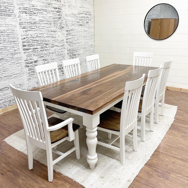 Farmhouse Dining Table - Etsy