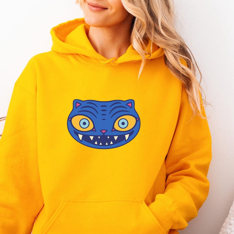 Kpop Demon Hunters Derpy Tiger Hoodie - Etsy