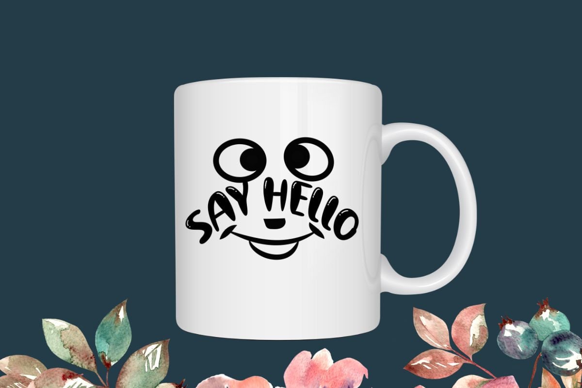 Say Hello T-shirt Design,svg Files for Cricut,special Gift Ideas, Print ...