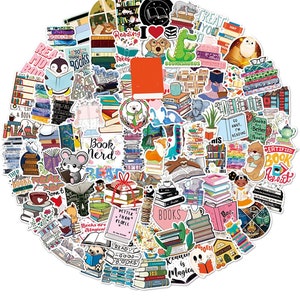 Book Lovers Stickers Random Sticker Packs I Love Books Stickers Book ...