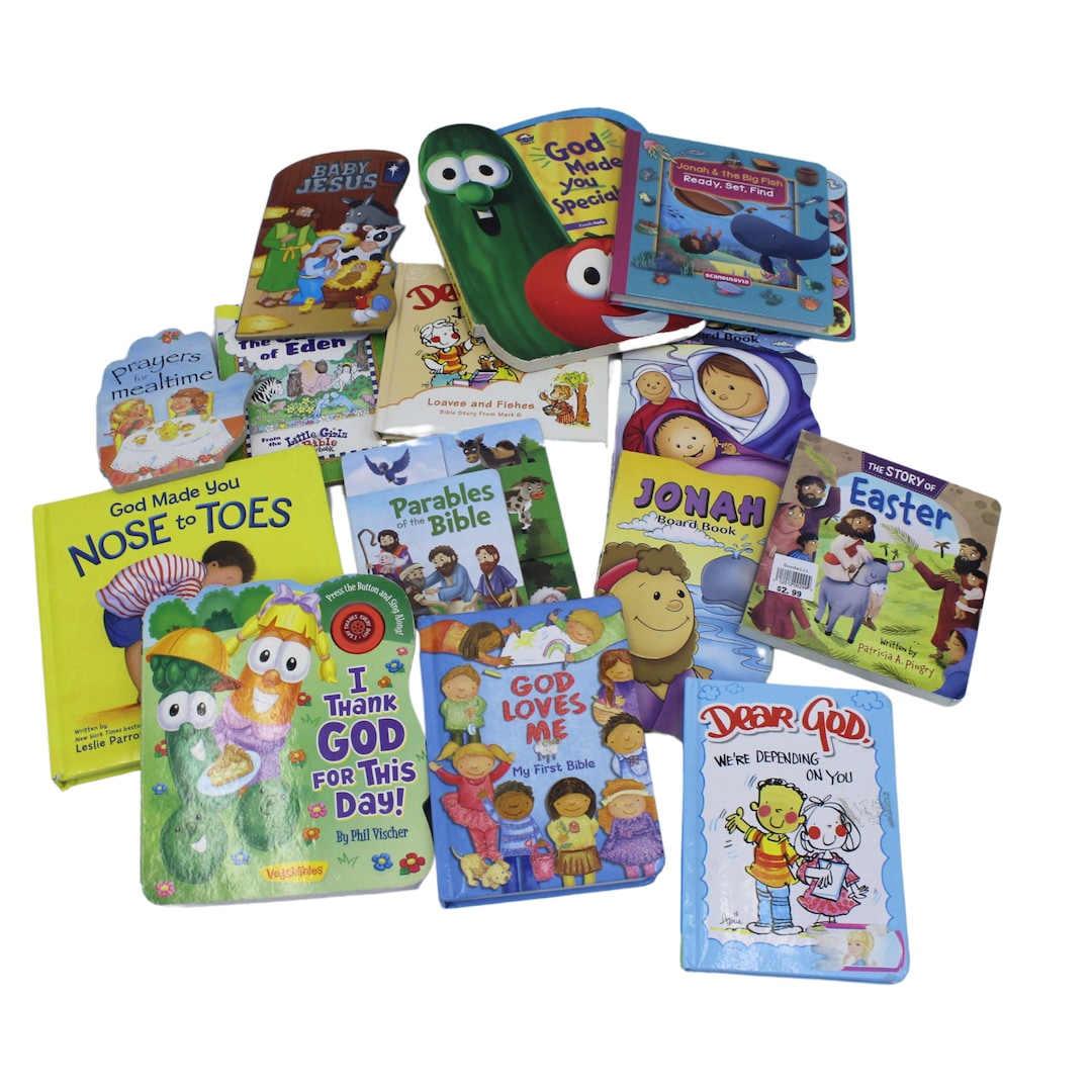 Christian Board Books Baby Books Bulk Kids Books Used Kids Book Lot ...