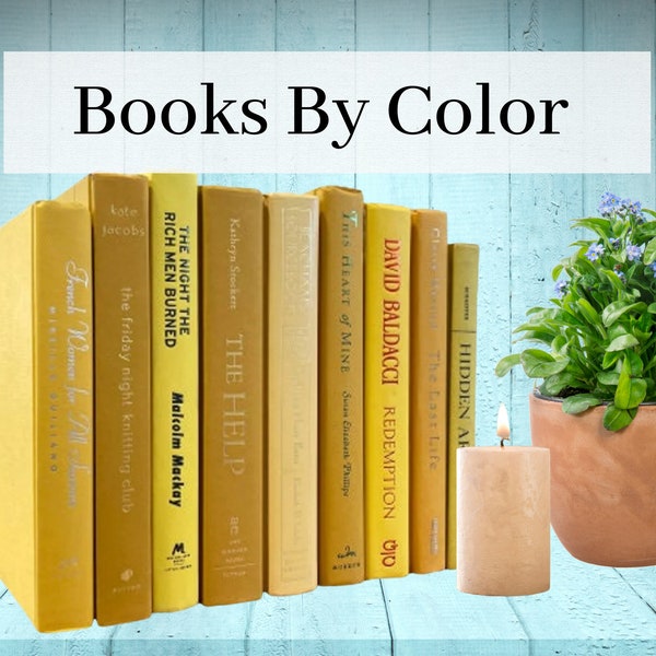 Books by Color - Etsy
