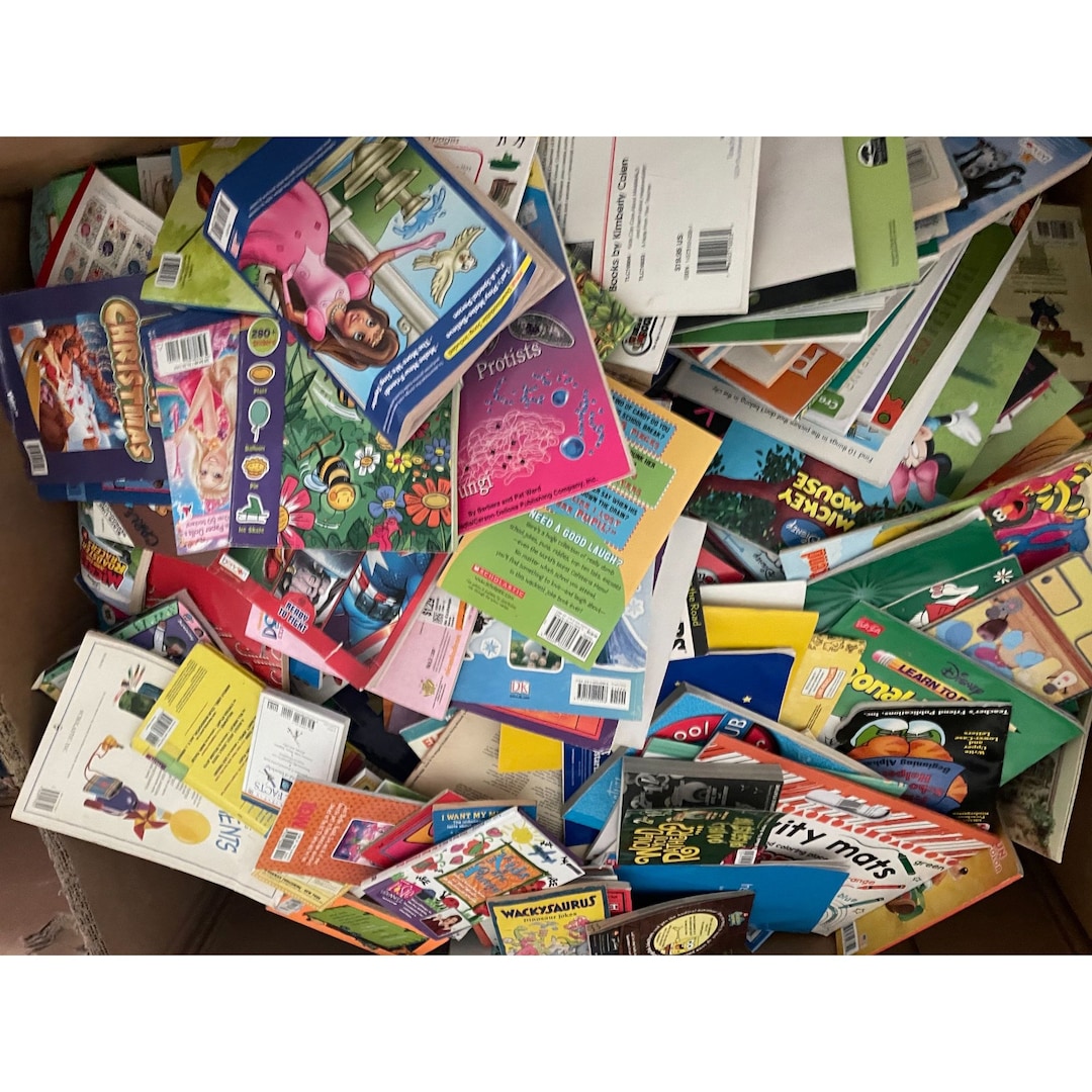 Kids Activity Book Lot of 10 Pounds Coloring Books Activity - Etsy