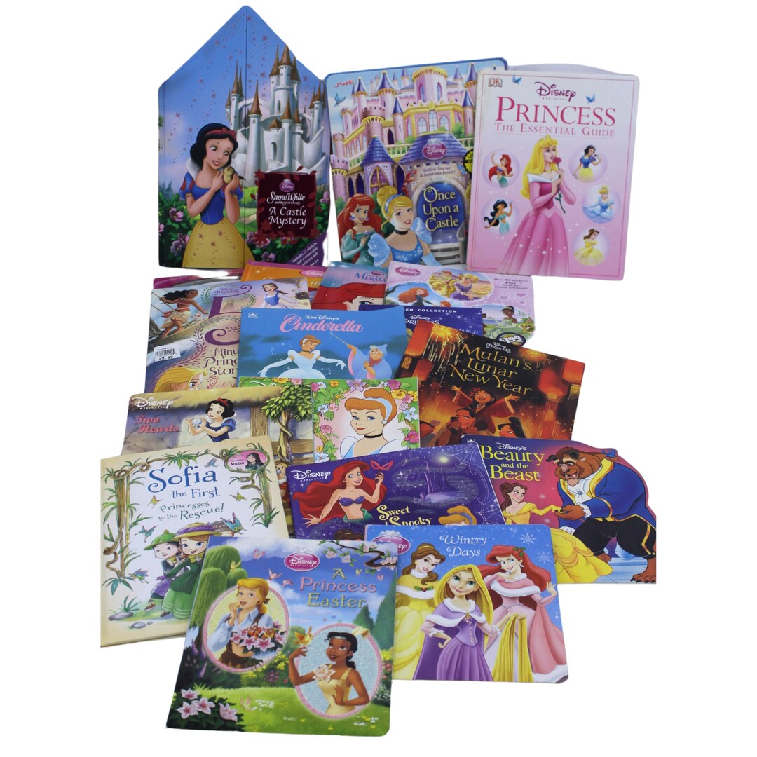 Disney Princesses Picture Books Kids Books Used Kids Book Lot Gift for ...