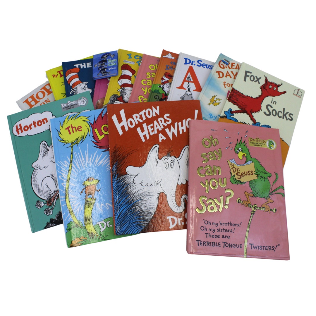 Dr Seuss Picture Books Kids Books Used Kids Book Lot Gift for Kids ...
