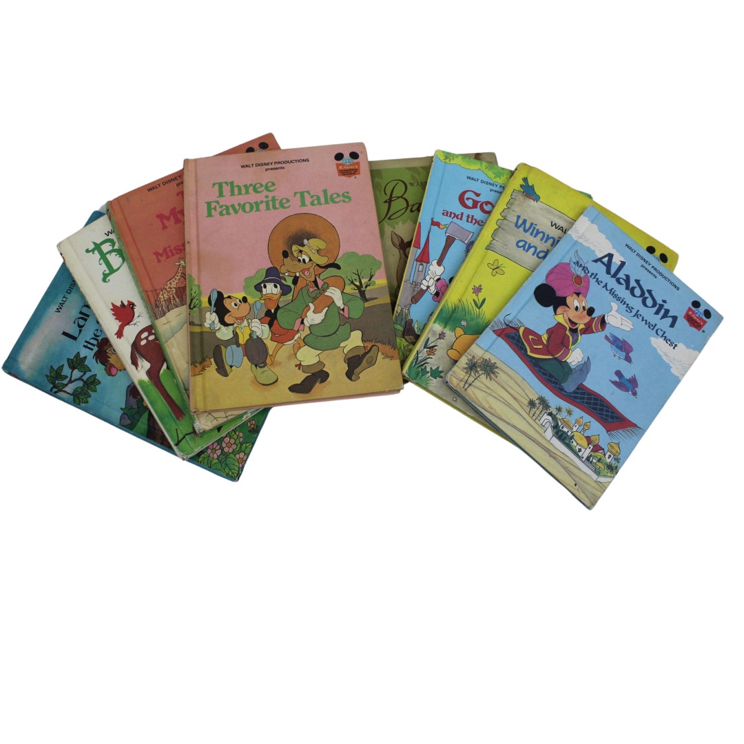 Vintage Disney Picture Books Bulk Kids Books Used Kids Book Lot Gift ...