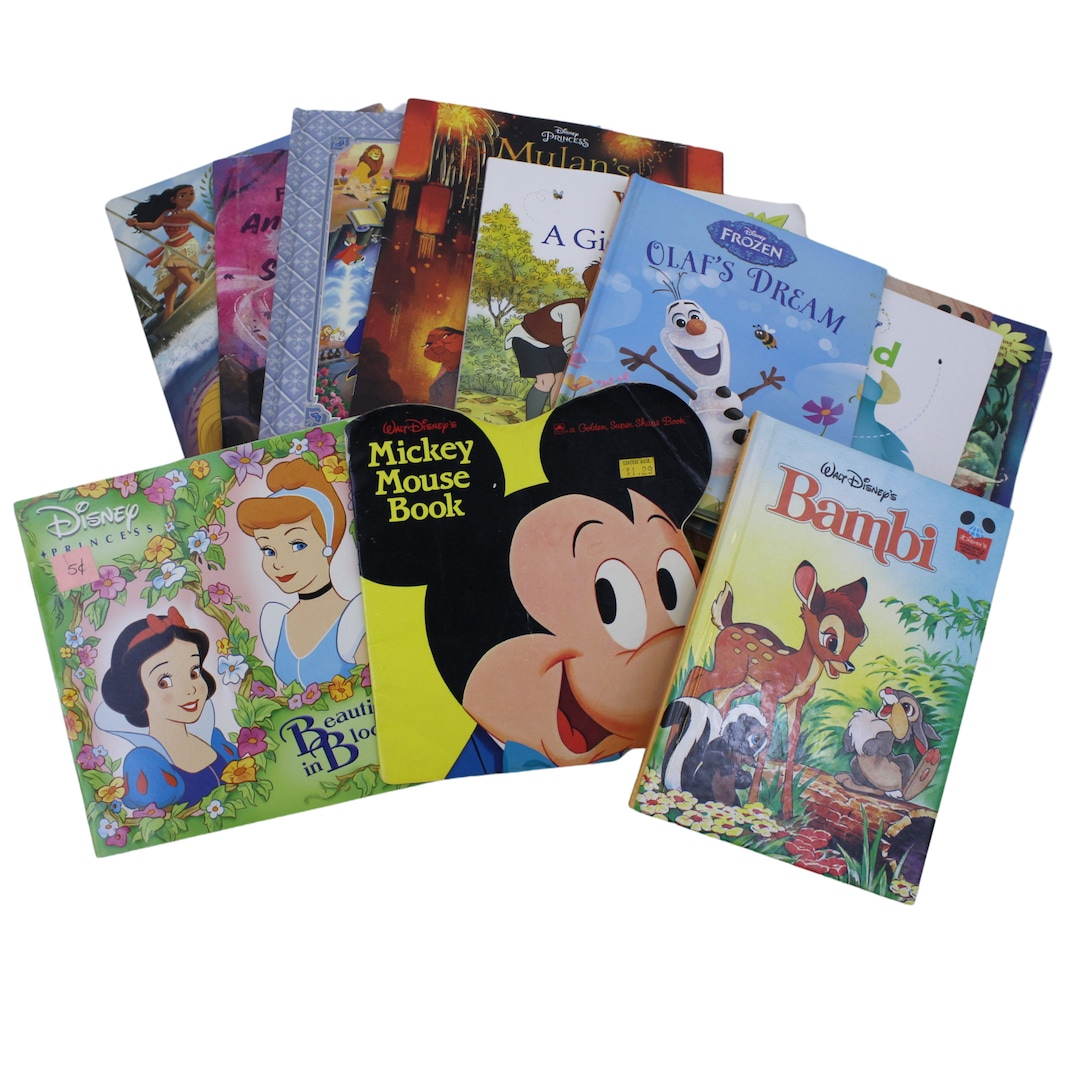 Disney Picture Books Mix Kids Books Used Kids Book Lot Gift for Kids ...