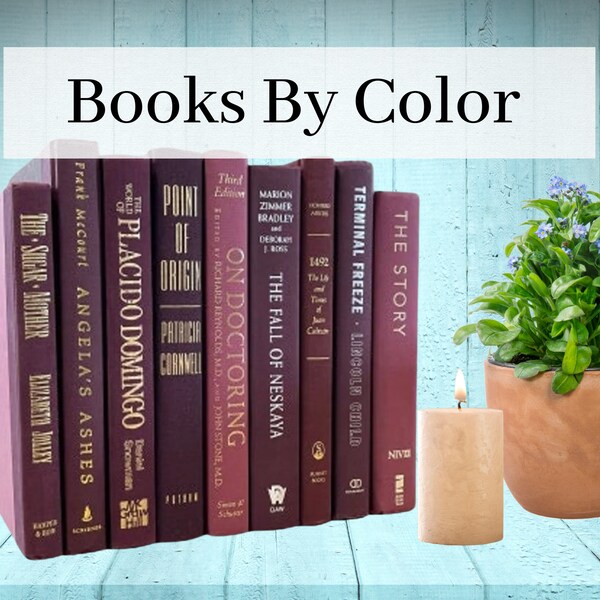 Books by Color - Etsy