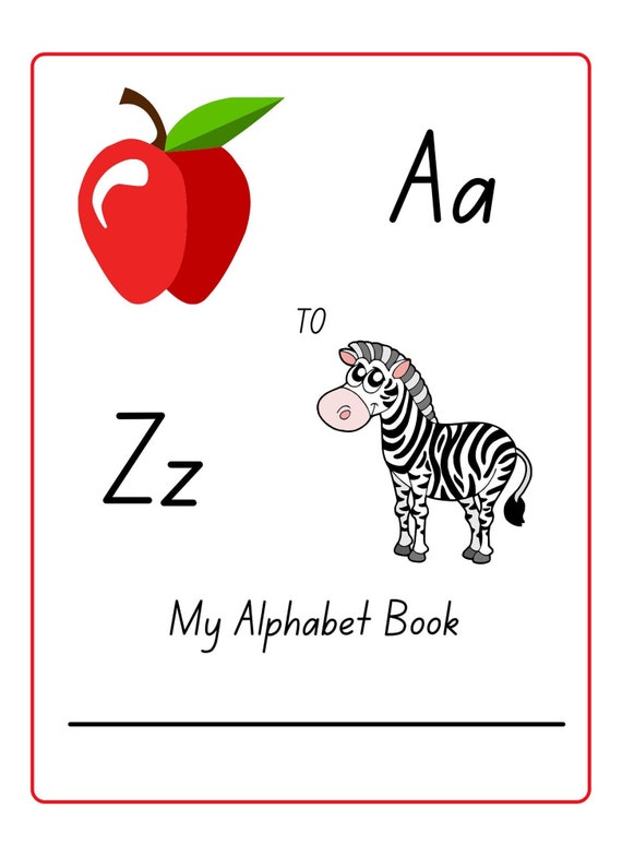 My Alphabet Book | Etsy