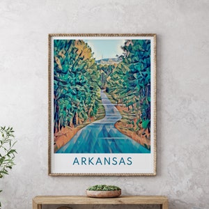 Arkansas, Arkansas Wall Art, Arkansas Art, Arkansas Art Print, Arkansas ...