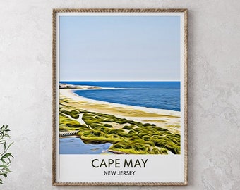 Cape May Poster - Etsy