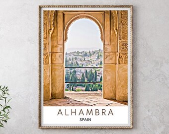 Alhambra Wall Art - Etsy