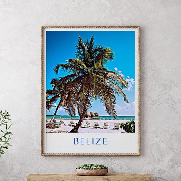 Belize Poster - Etsy