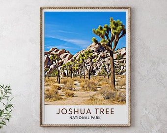 Skull Rock Art Print Joshua Tree Wall Art Joshua Tree - Etsy