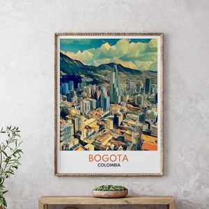Bogota Print, Bogota Wall Art, Bogota Poster, Bogota Art, Bogota ...