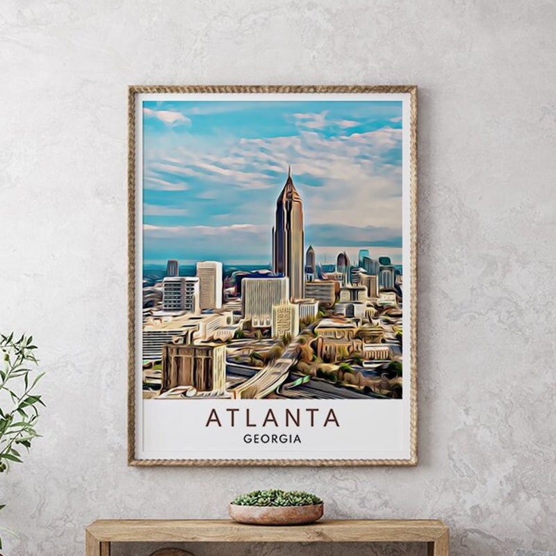 Atlanta Print - Etsy