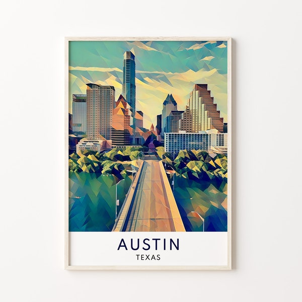Austin Texas Print - Etsy