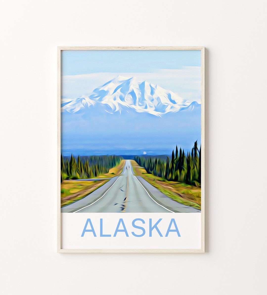 Alaska, Alaska Print, Alaska Wall Art, Alaska Poster, Alaska Wall Decor ...