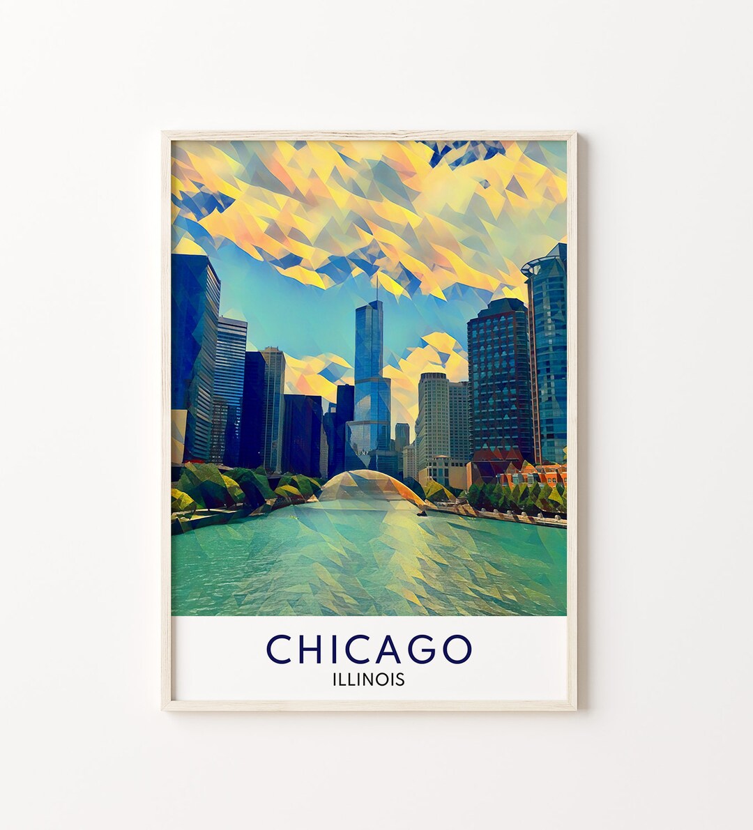 Chicago Art, Chicago Print, Chicago, Chicago Wall Art, Chicago Gift ...