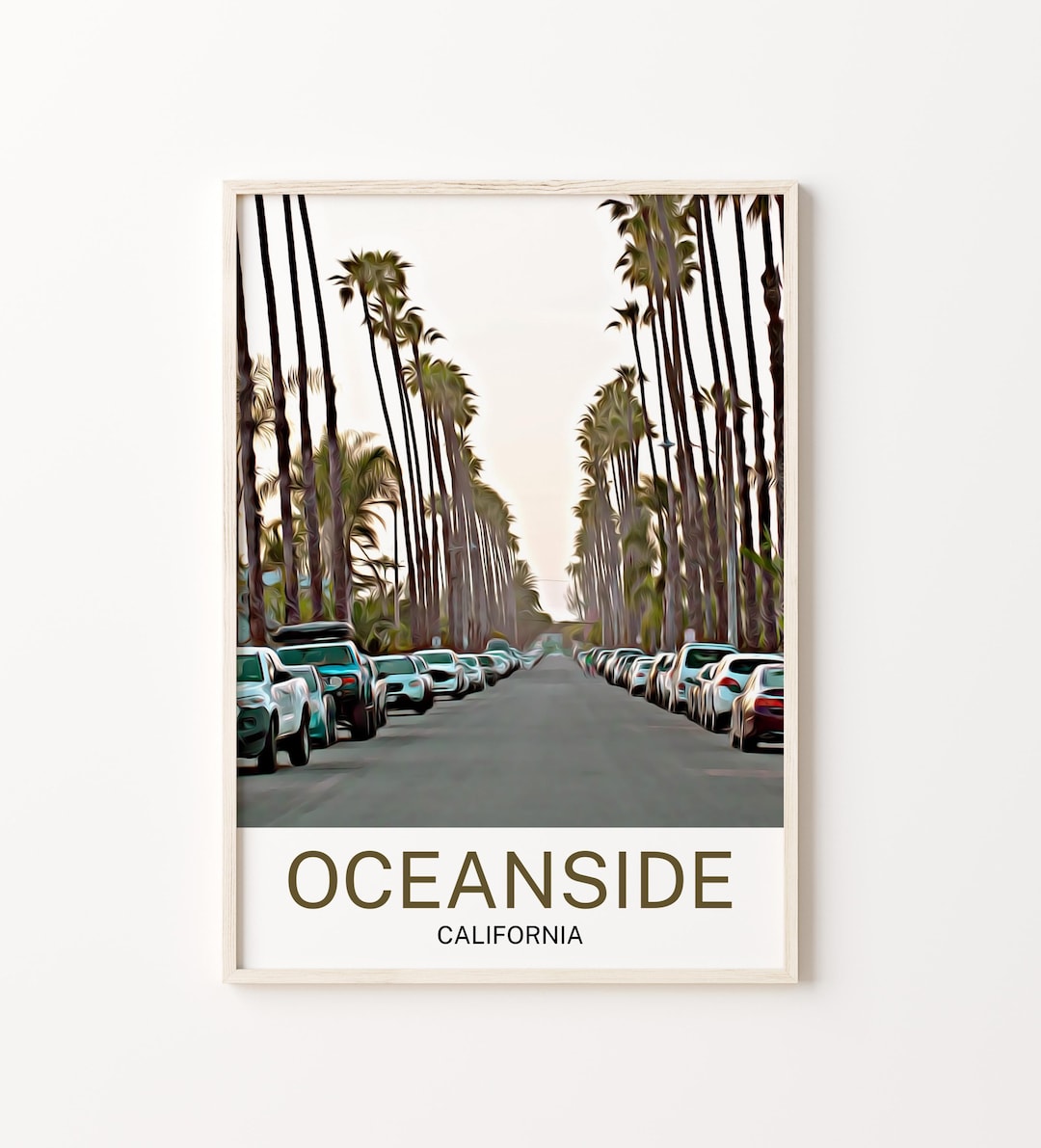 Oceanside Print, Oceanside Wall Art Print, Oceanside Poster, Oceanside ...