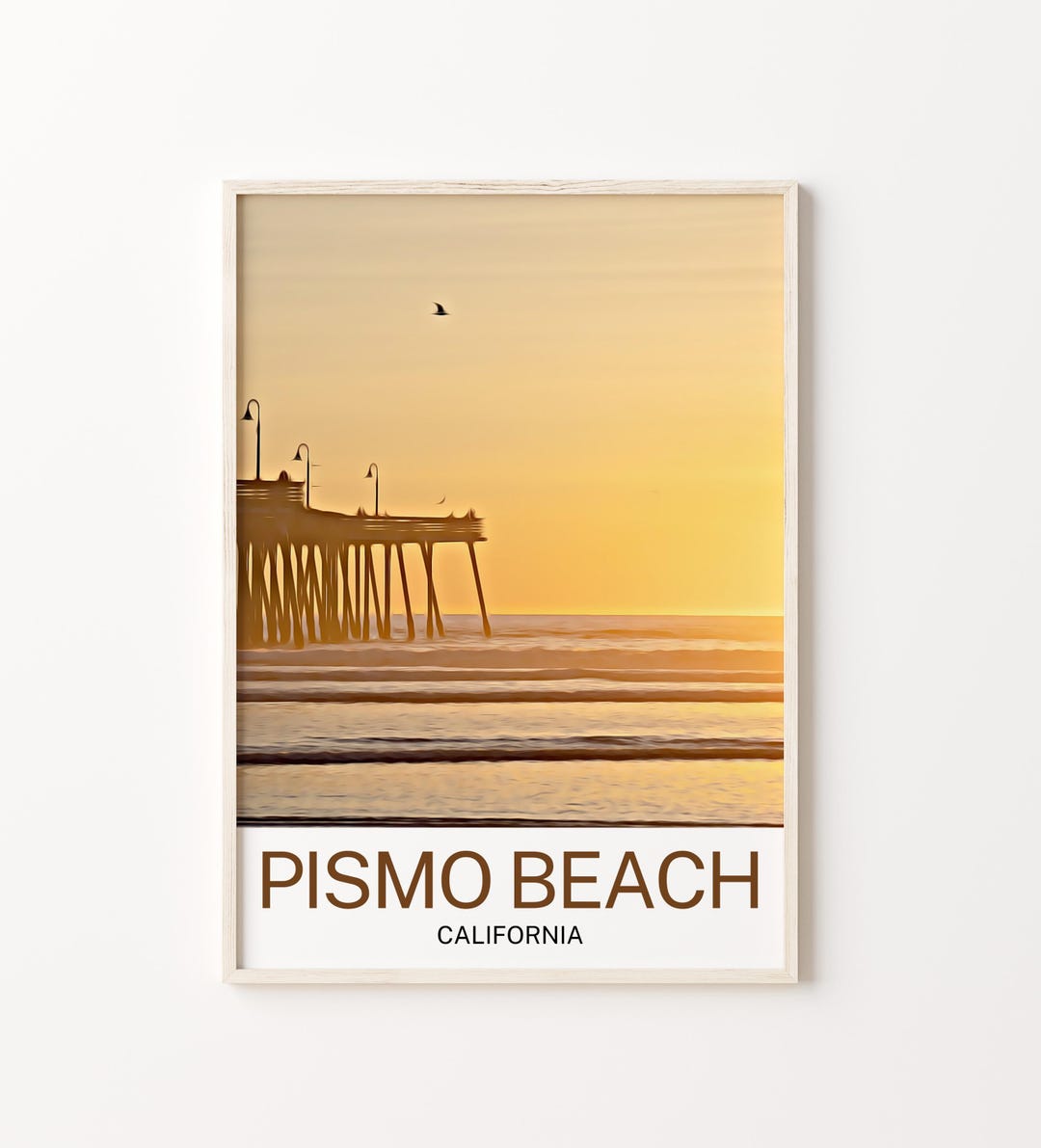 Pismo Beach, Pismo Beach Print, Pismo Beach Wall Art, Pismo Beach ...