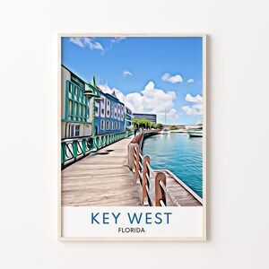 Key West Print, Key West Wall Art, Key West Wall Decor, Key West Art ...