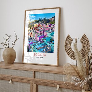 Bogota Print, Bogota Wall Art, Bogota Poster, Bogota Art, Bogota ...